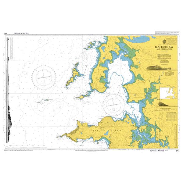Admiralty Chart 2704 Blacksod Bay and Approaches - Galway Maritime